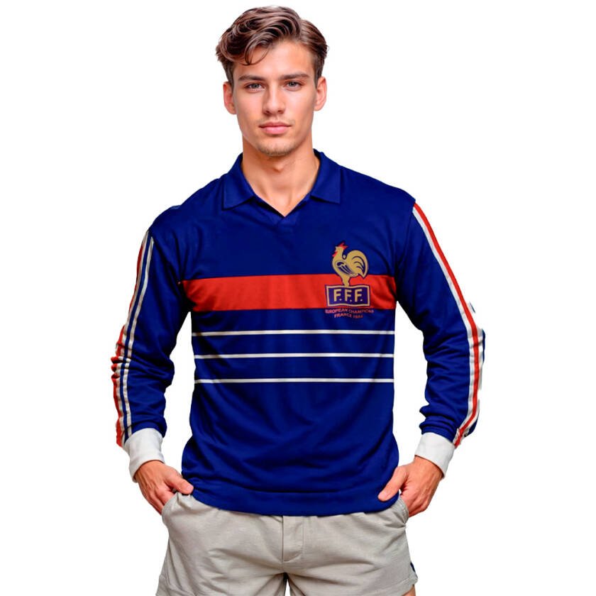 Camiseta Retro Clasica Francia 1984 – Kingz Camisetas